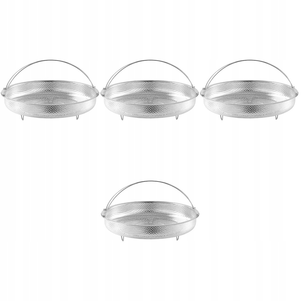 Stainless Steel Steamer Dim Sum Basket Round Set 4 - 13365569979 ...