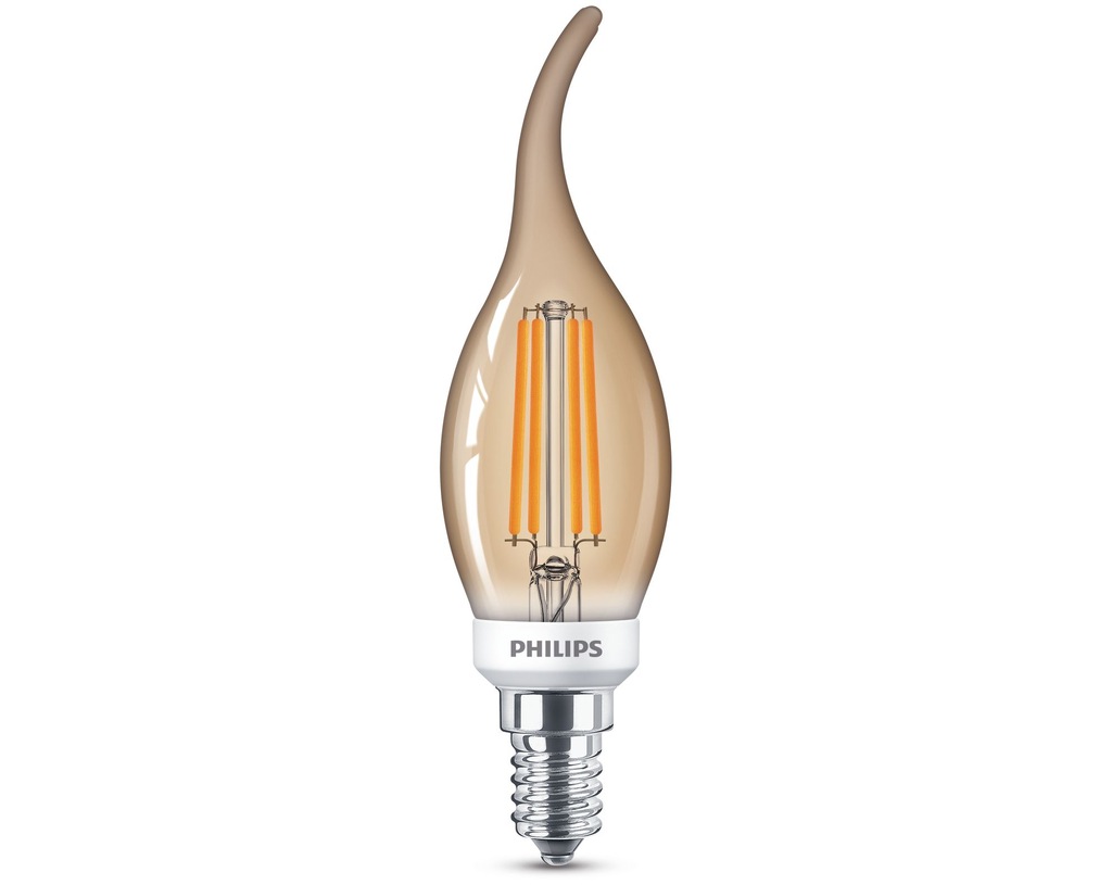Philips 5W (32W) E14 Flame Dimming Bulb (Dimmable) - 14378278117 ...