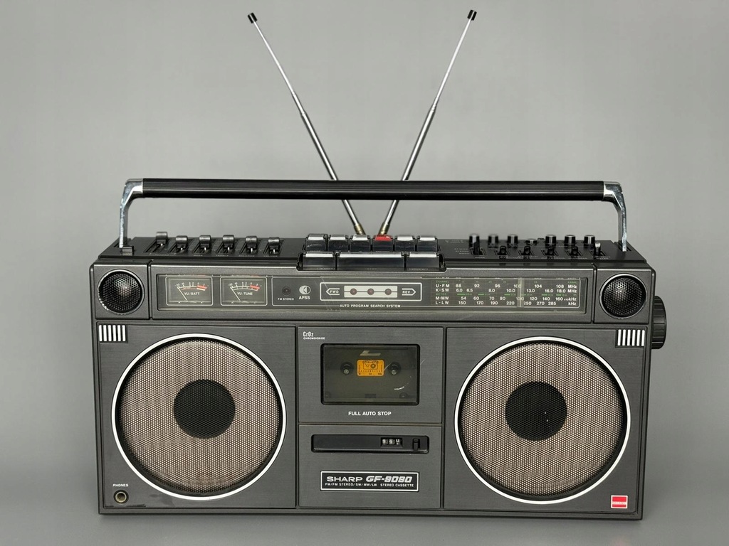 Radiomagnetofon Ghettoblaster Boombox Sharp GF-9090 Unikat Japan ...