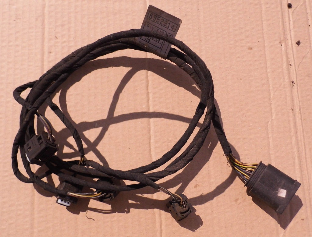 BMW E65 LIFT 05r WIĄZKA INSTALACJA PDC TYŁ 6952914 - 6876626473 ...