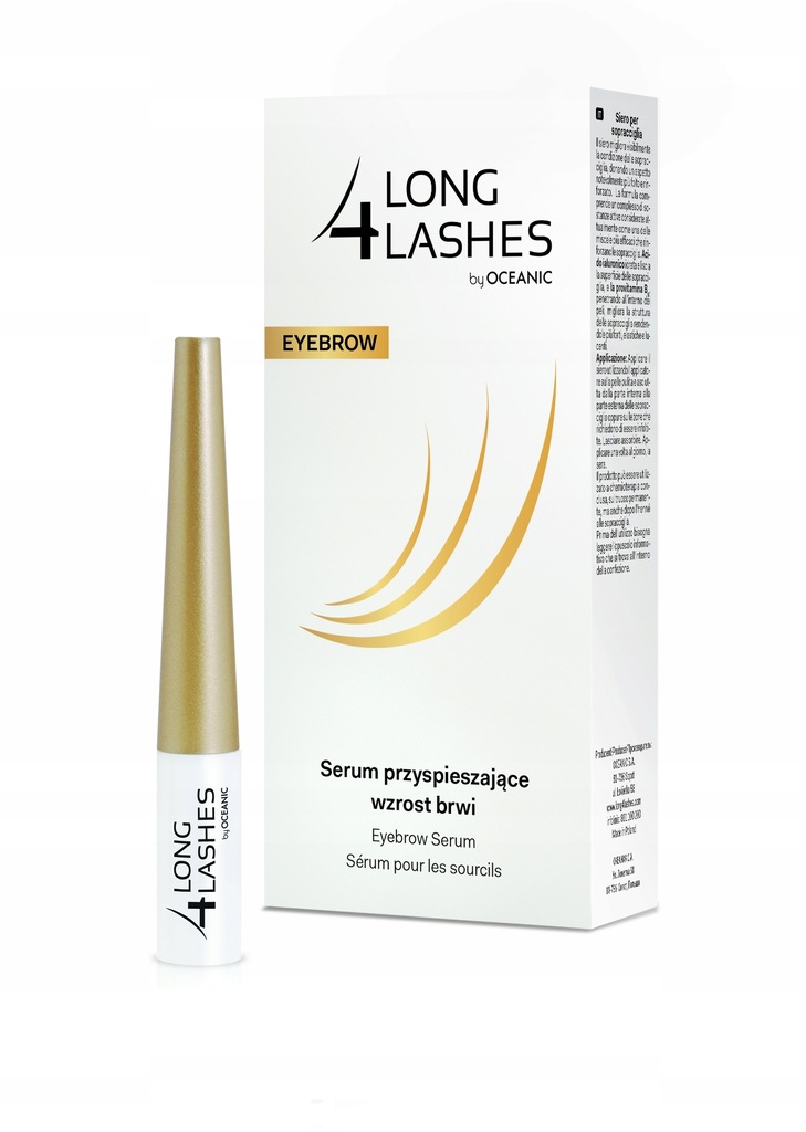 Long 4 Lashes Serum Przyspieszające Wzrost Brwi - 9224165548 - oficjalne archiwum Allegro