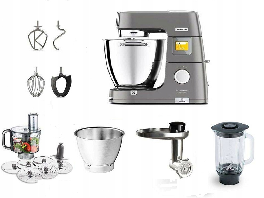 Robot planetarny Kenwood Titanium Chef Patissier X - 13284246498 ...