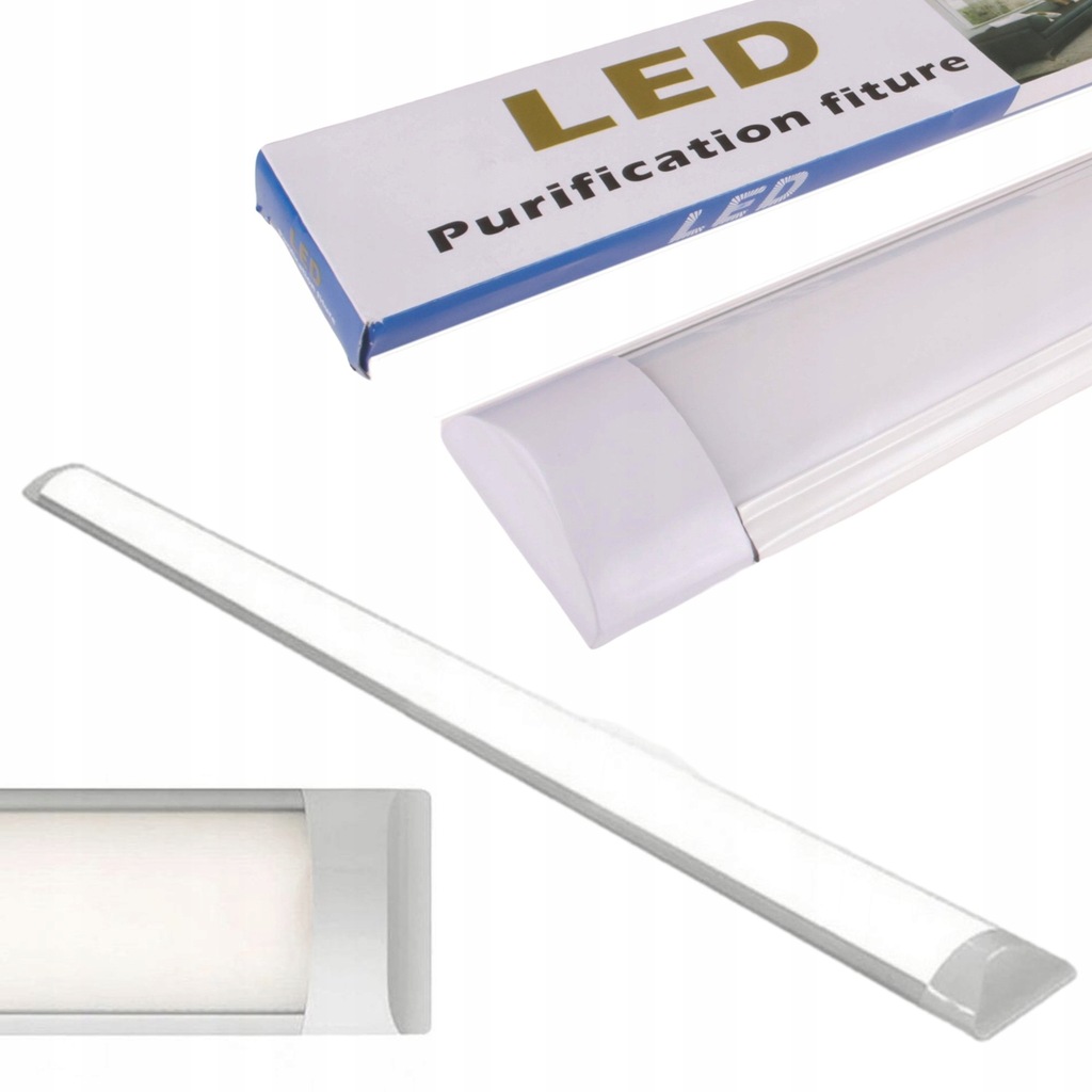 LAMPA LED PANEL NATYNKOWA OPRAWA ŚWIETLÓWKA 60cm - 15874254816 ...