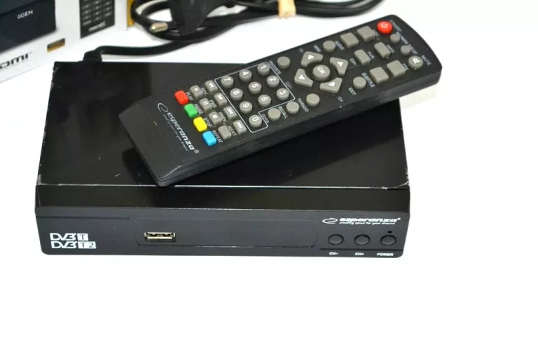 DEKODER DVB-T2 ESPERANZA EV104 PILOT OKAZJA WARTO - 12435872928 ...