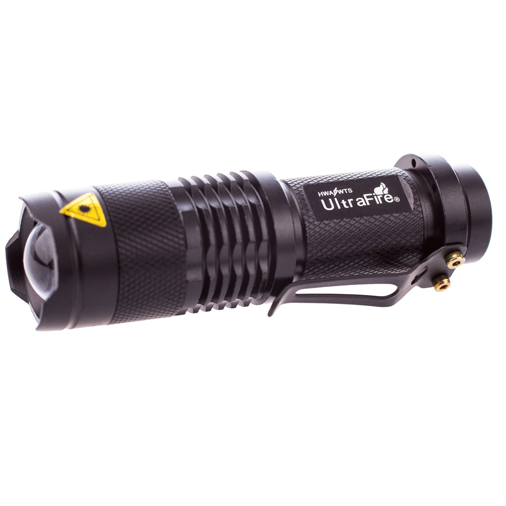 LATARKA MINI CREE Q5 LED ZOOM ULTRAFIRE PROMOCJA - 6675011433 ...