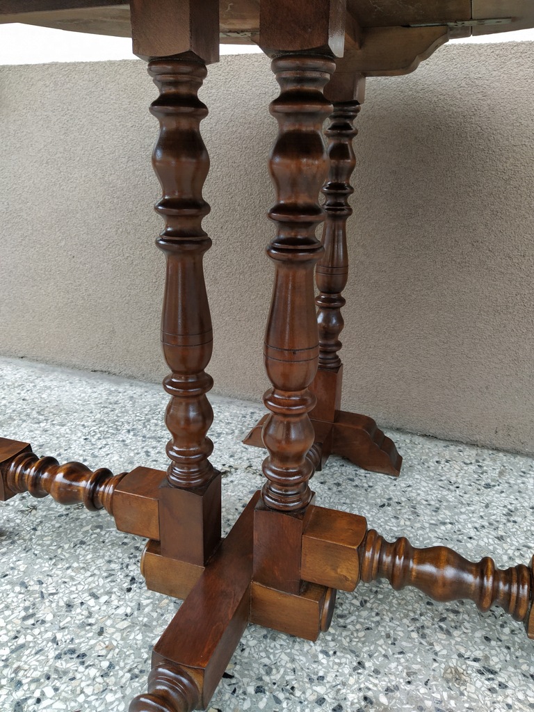 Купить Стол GATE-LEG круглый дубовый. Красивая прокатка: отзывы, фото и характеристики на Aredi ...