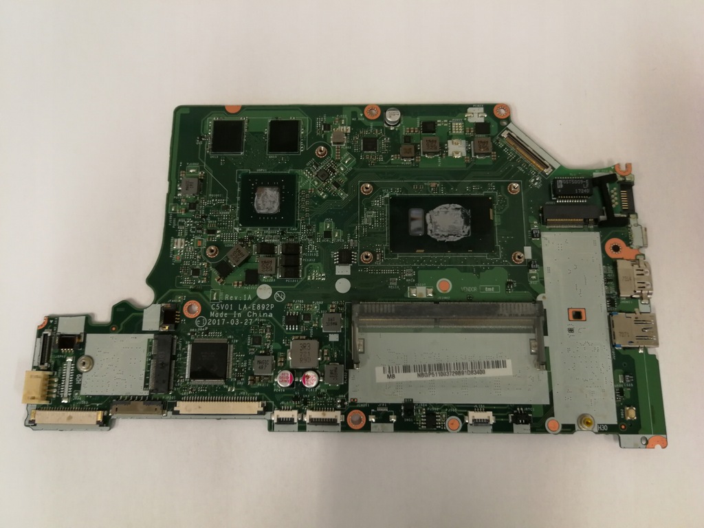 płyta Acer A515-51G C5V01 LA-E892P i5-7200U 940MX - 8784310736 - oficjalne archiwum Allegro