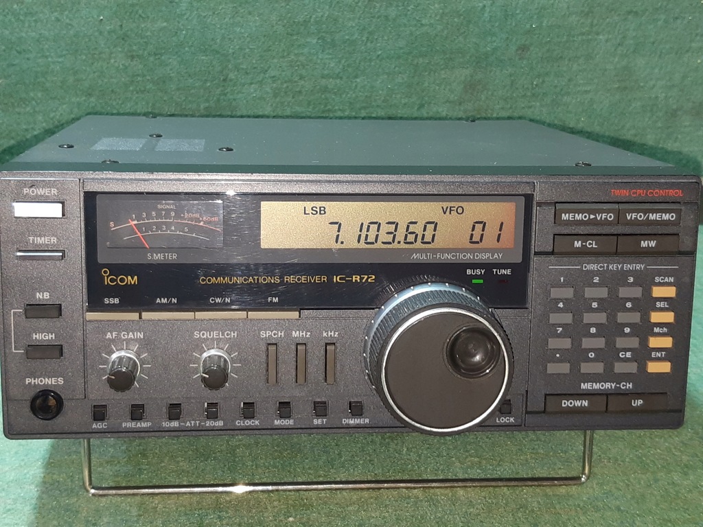 ICOM IC - R72 Odbiornik Nasłuchowy Komunikacyjny - 9181581658 ...