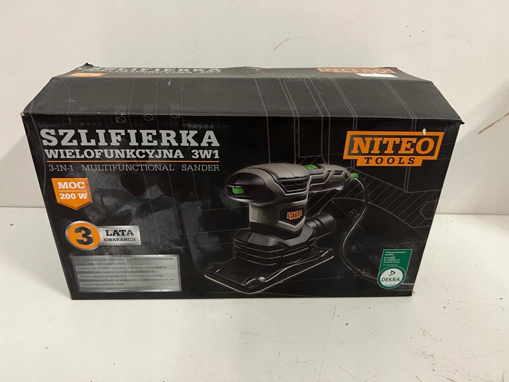 SZLIFIERKA 3W1 NITEO TOOLS 944/23 - 13569815507 - oficjalne archiwum Allegro