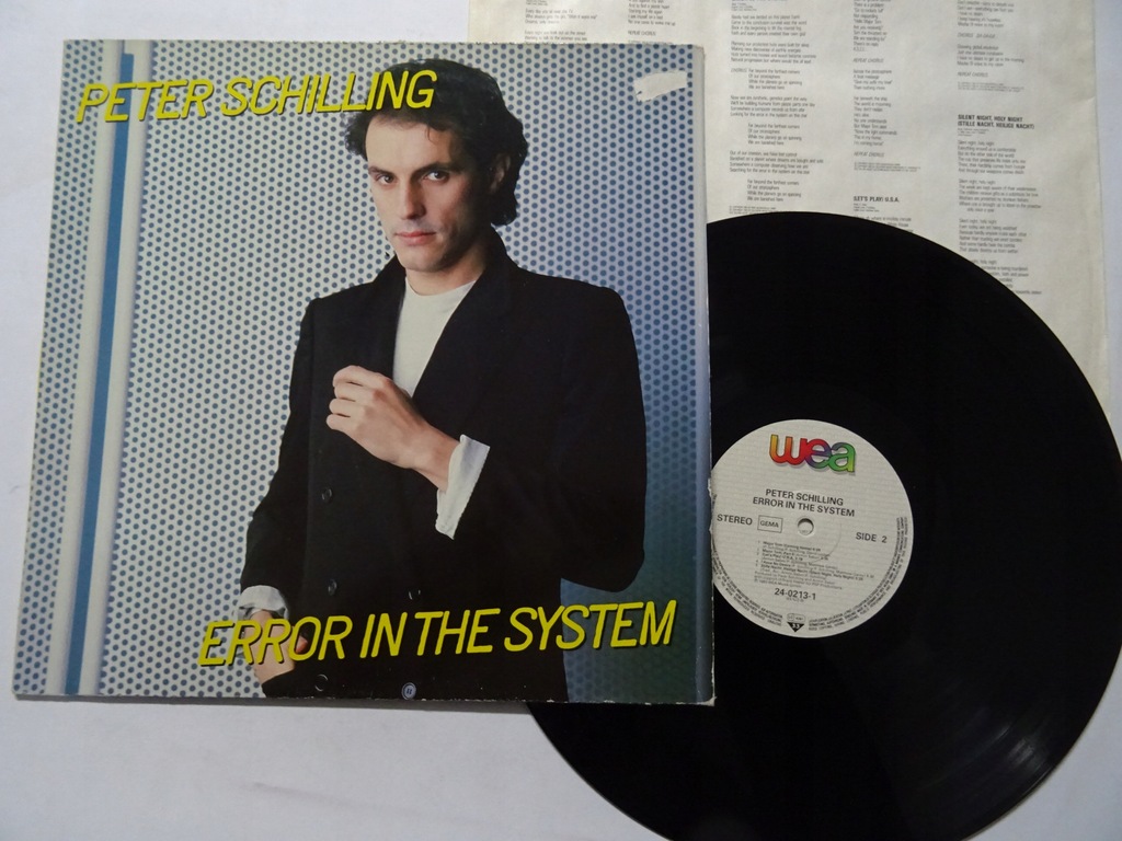 Peter Schilling Error In The System LP 820 EX+ - 11555179861 ...