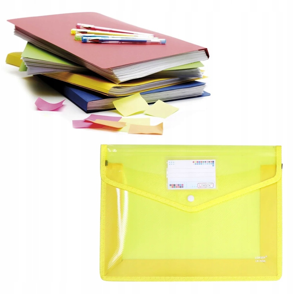 A4 Waterproof File Bag Plastic Container Pouch - 14306676379 ...