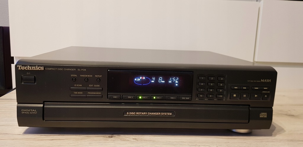Odtwarzacz CD Technics SL-PD8 5xDISC MASH - 13336301686 - oficjalne archiwum Allegro