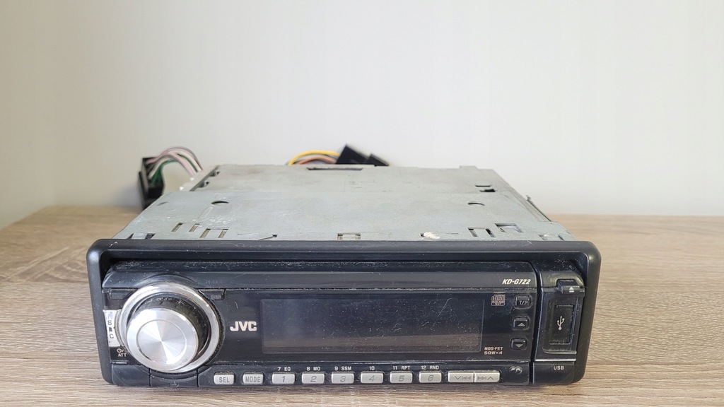 Radio samochodowe JVC KD-G722 1-DIN CD MP3 USB - 14803545992 - oficjalne archiwum Allegro