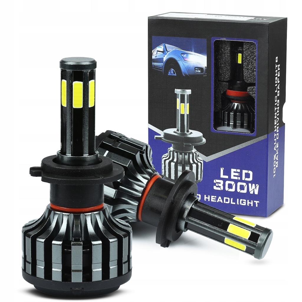 ŻARÓWKI LED H7 S6 CSP 360° SUPER JASNE 16000lm - 12879037052 ...