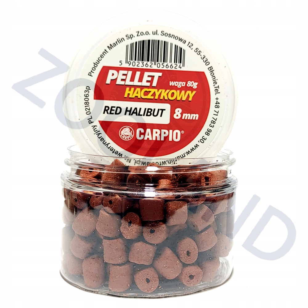 Pellet haczykowy 8mm Red Halibut 80g CARPIO - 11255583543 - oficjalne ...