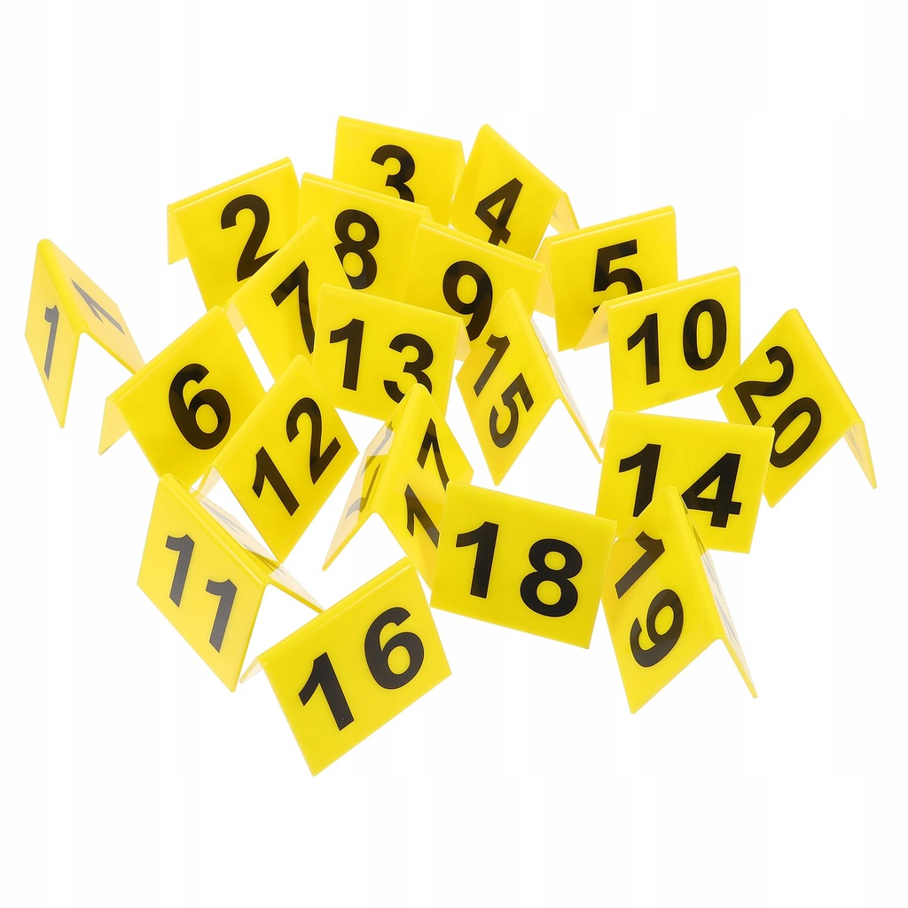 RESTAURANT NUMBER PLATE EMBLEMS TABLE SIGN 20 PCS - 15116051350 ...