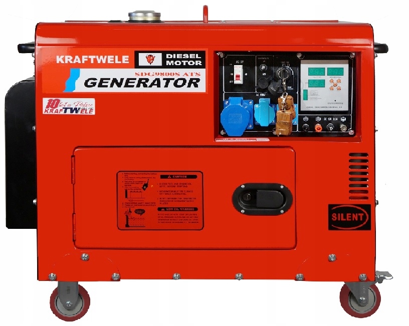 Generator Agregat prądu SDG9800S 1F 9,8KW ATS - 12629877825 - oficjalne archiwum Allegro
