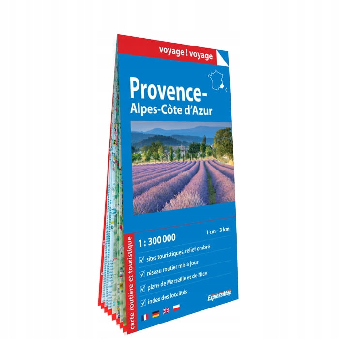 Prowansja-Alpy-Lazurowe Wybrzeże mapa ExpressMap - 12142540238 ...