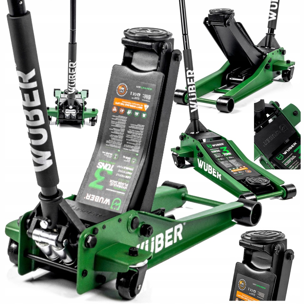 HYDRAULICZNY PODNOŚNIK SAMOCHODOWY LEWAREK ŻABA Wuber Tools W22003 ...