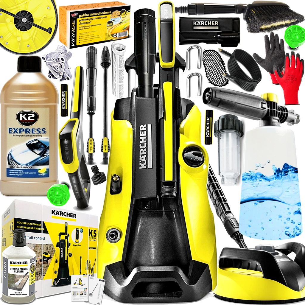 MYJKA CIŚNIENIOWA KARCHER K5 FULL 2100W PIANOWNICA - 8909260185 ...