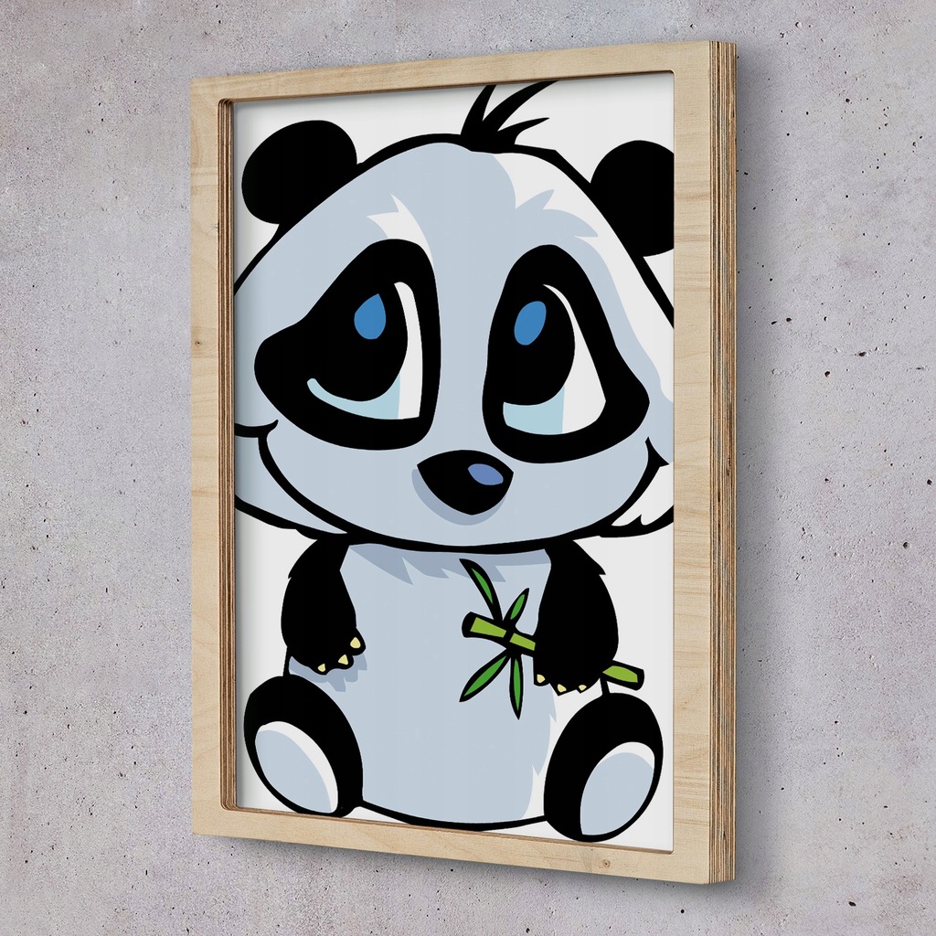 Ścienny obraz z ramą Miś panda bajka 20x30 cm - 10785470522 - oficjalne ...