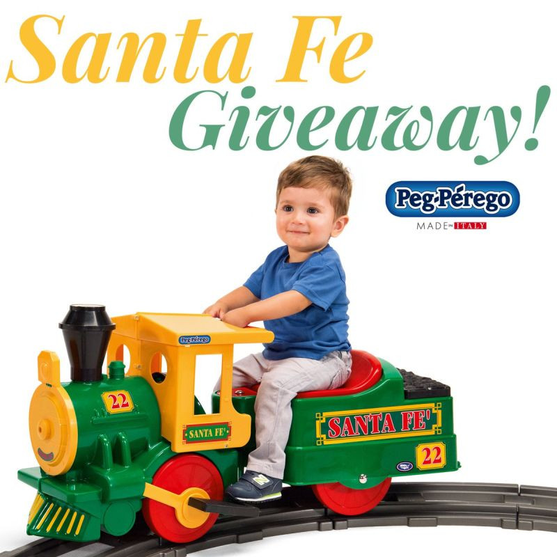PEG PEREGO SANTA FE TRAIN kolejka na akumulator - 7663501267 ...