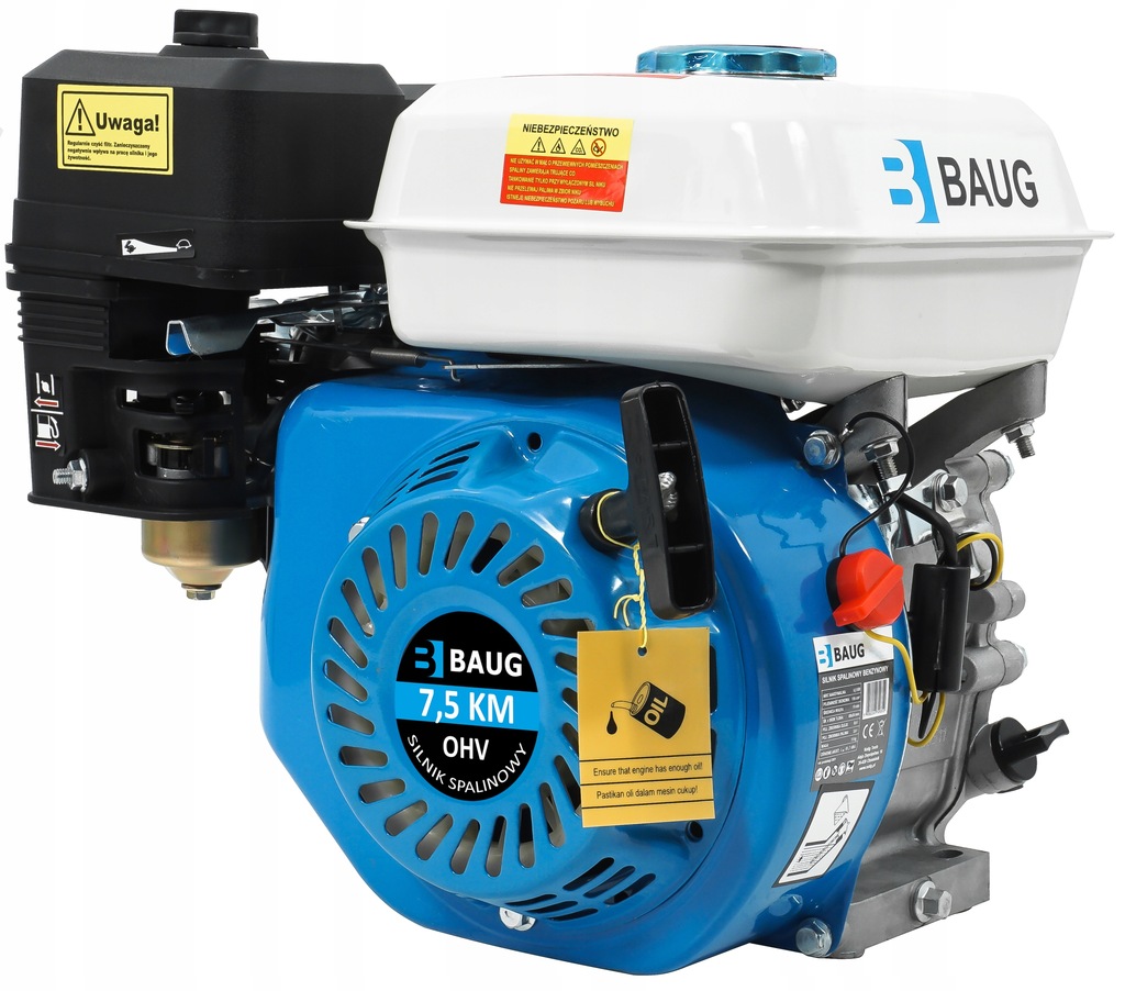 SILNIK SPALINOWY 7,5 KM 20mm ZAGĘSZCZARKI AGREGATU - 11504442087 - oficjalne archiwum Allegro