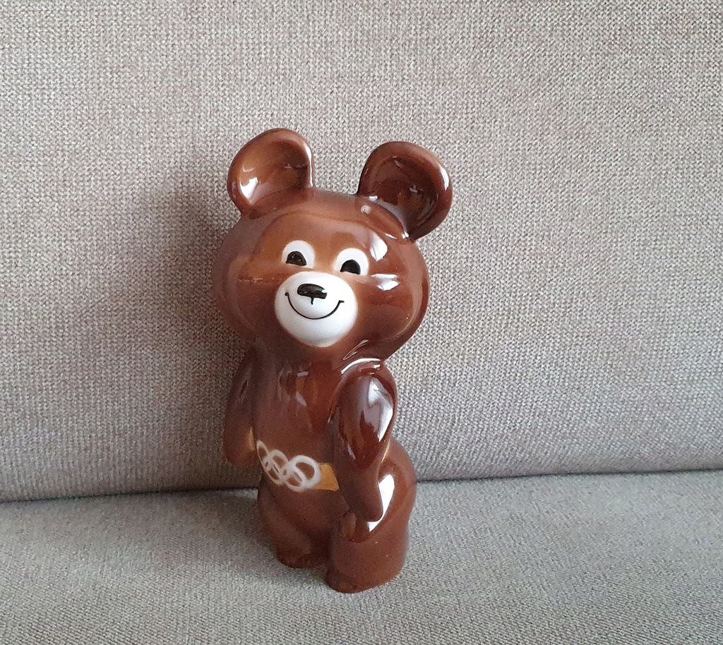MIŚ MISZA FIGURKA OLIMPIADA MOSKWA 1980 - 13141519441 - oficjalne archiwum Allegro