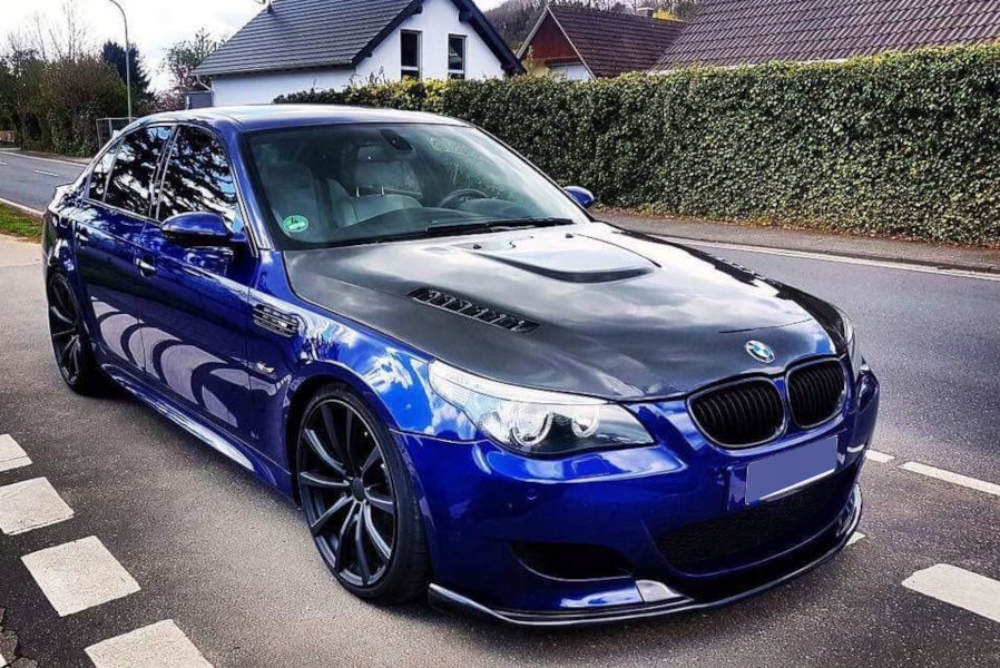 BMW 5 E60 E61 2003-10 M5 dokładka przód TUNING - 12243371552 - oficjalne archiwum Allegro