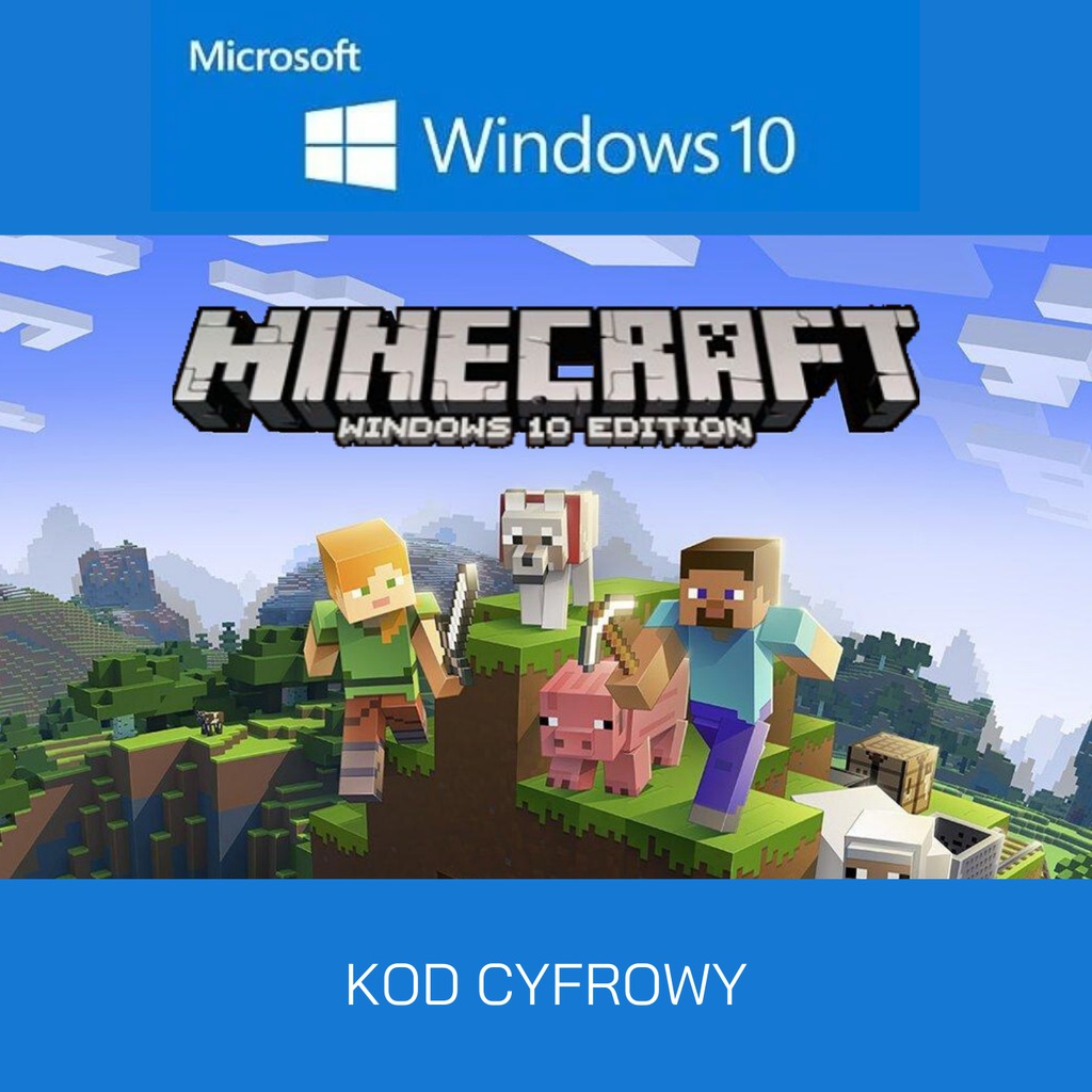 Minecraft Premium Windows 10 Edition PL*KLUCZ KOD - 11753693934 ...