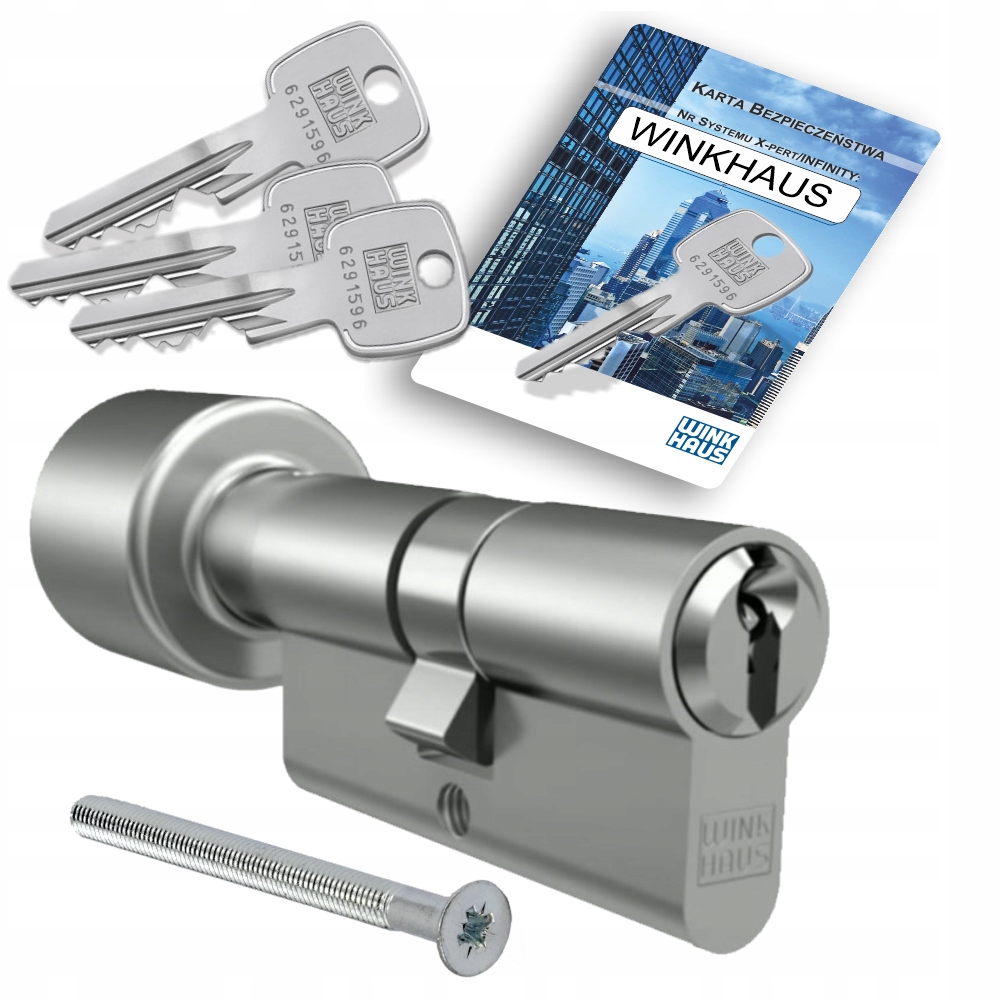 Niemiecka wkładka z gałką WINKHAUS XRi 40/35G + - 9363052584 - oficjalne archiwum Allegro