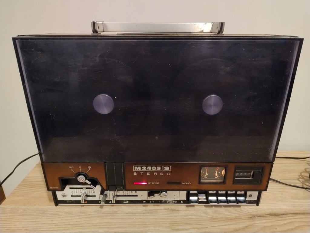 Magnetofon szpulowy Unitra M2405S czarny - 14595701979 - oficjalne archiwum Allegro