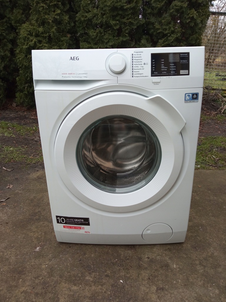 Pralka AEG LAVAMAT 6000 SERIES 8KG 1400RPM - 13194314524 - oficjalne archiwum Allegro