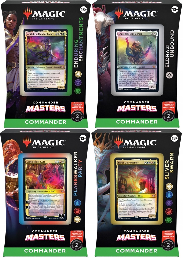 Commander Masters Commander Deck Set (4 decki) - 14008952749 ...