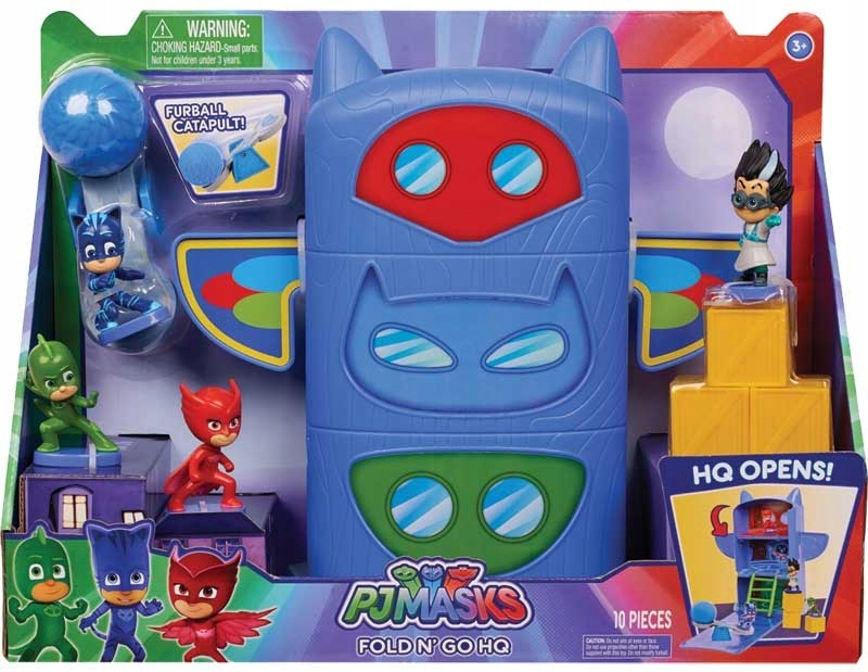 PIDŻAMERSI BAZA GŁÓWNA + 4 FIGURKI PJMASK KOTBOY - 8144131882 ...