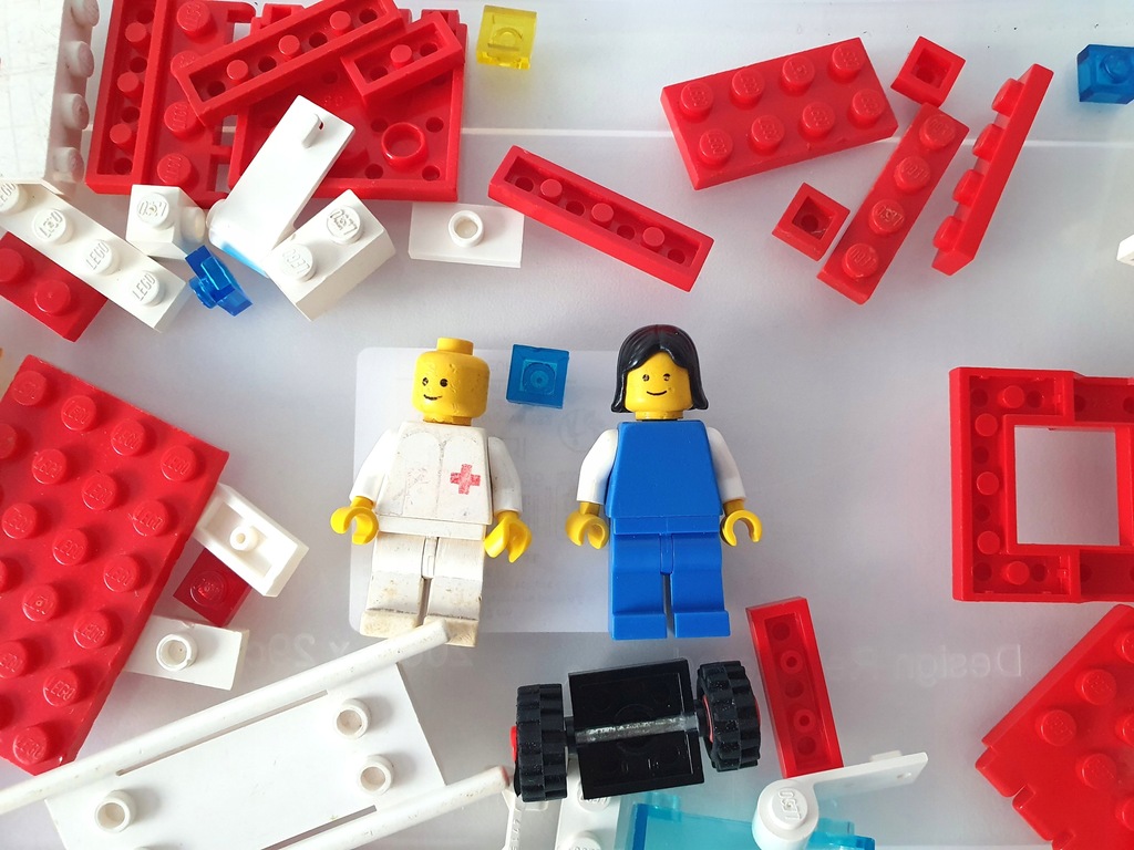 LEGO System Classic Town 6688 Ambulans lata 80 - 12432936026 ...