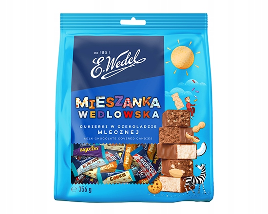 Cukierki Mieszanka Wedlowska Mleczna 356 g E.Wedel - 9531083744 - oficjalne archiwum Allegro