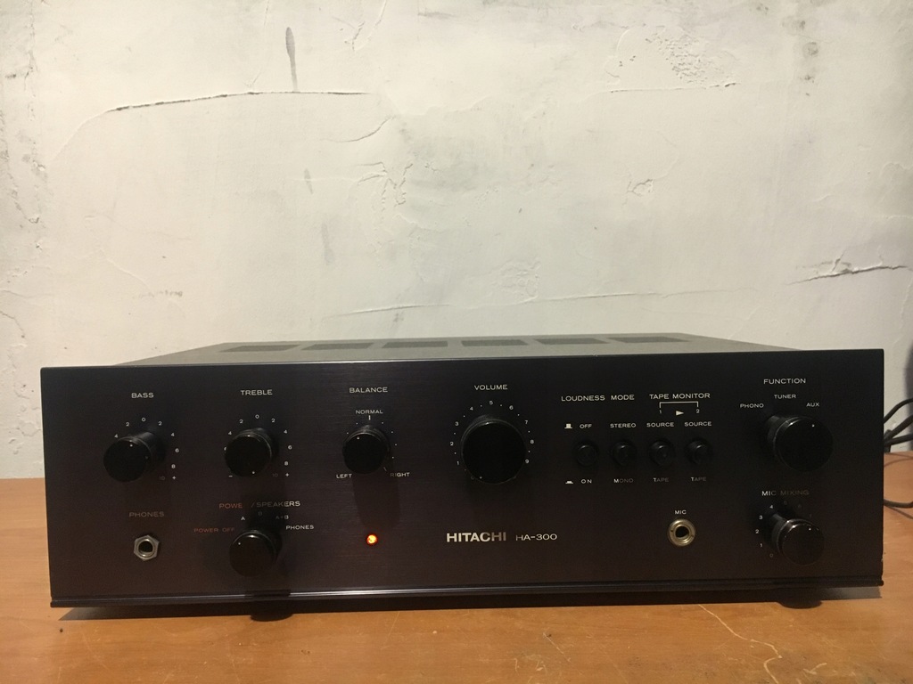 HITACHI HA-300 WZMACNIACZ STEREO VINTAGE JAPAN - 7550664054 - oficjalne ...
