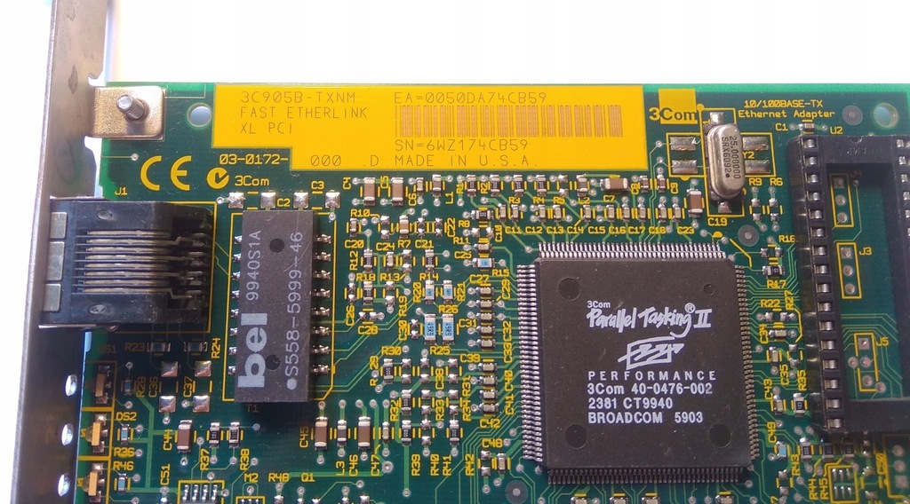Купить Сетевая карта 3COM 3C905B-TXNM 10/100 PCI в стиле ретро: отзывы ...