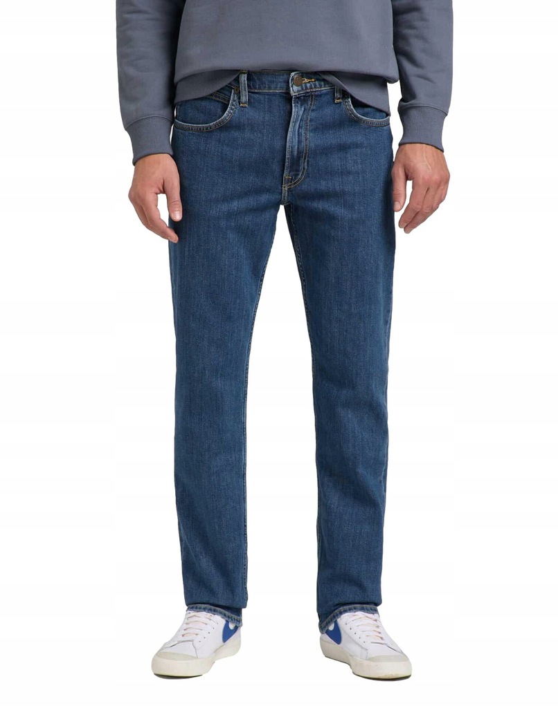 Lee Brooklyn Straight Blue W34 L32 L452PXKX - 14540898296 - oficjalne archiwum Allegro