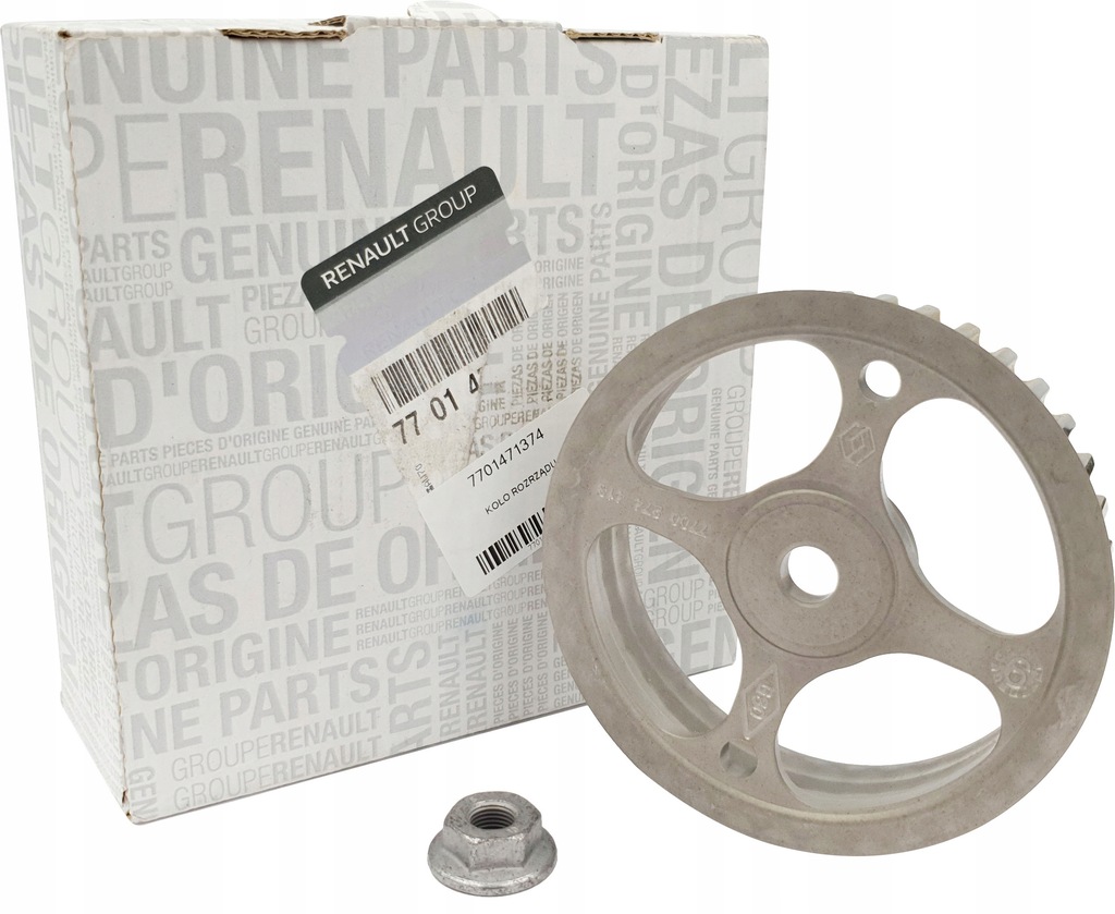 RENAULT KOŁO WAŁKA ROZRZĄDU 7701471374 ORYGINAŁ - 11259536474 ...