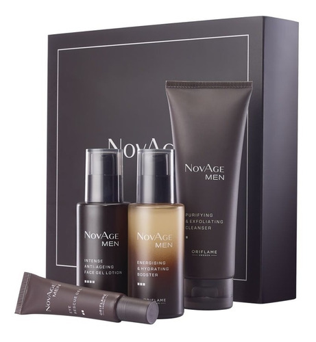 Zestaw kosmetyków do twarzy NovAge Men Oriflame - 12046276299 ...