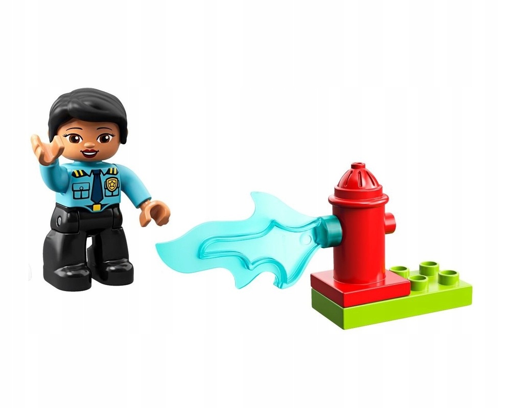 NOWE LEGO DUPLO 30328 Hydrant, woda i policjantka - 10525760517 ...