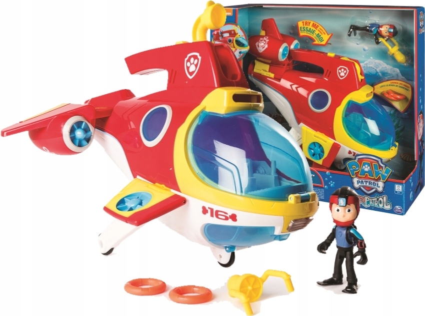 PSI PATROL SEA DUŻA ŁÓDŹ PODWODNA RAYDER 6040054 - 7534437693 ...