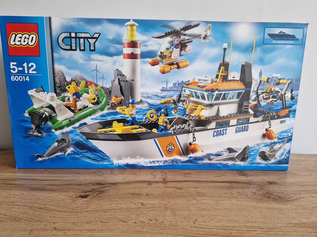 LEGO City 60014 Patrol straży przybrzeżnej Nowe - 13415423386 ...