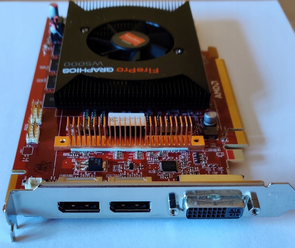 Karta graficzna AMD FirePro W5000 2GB 2 GB GDDR5 - 11814852613 - oficjalne archiwum Allegro