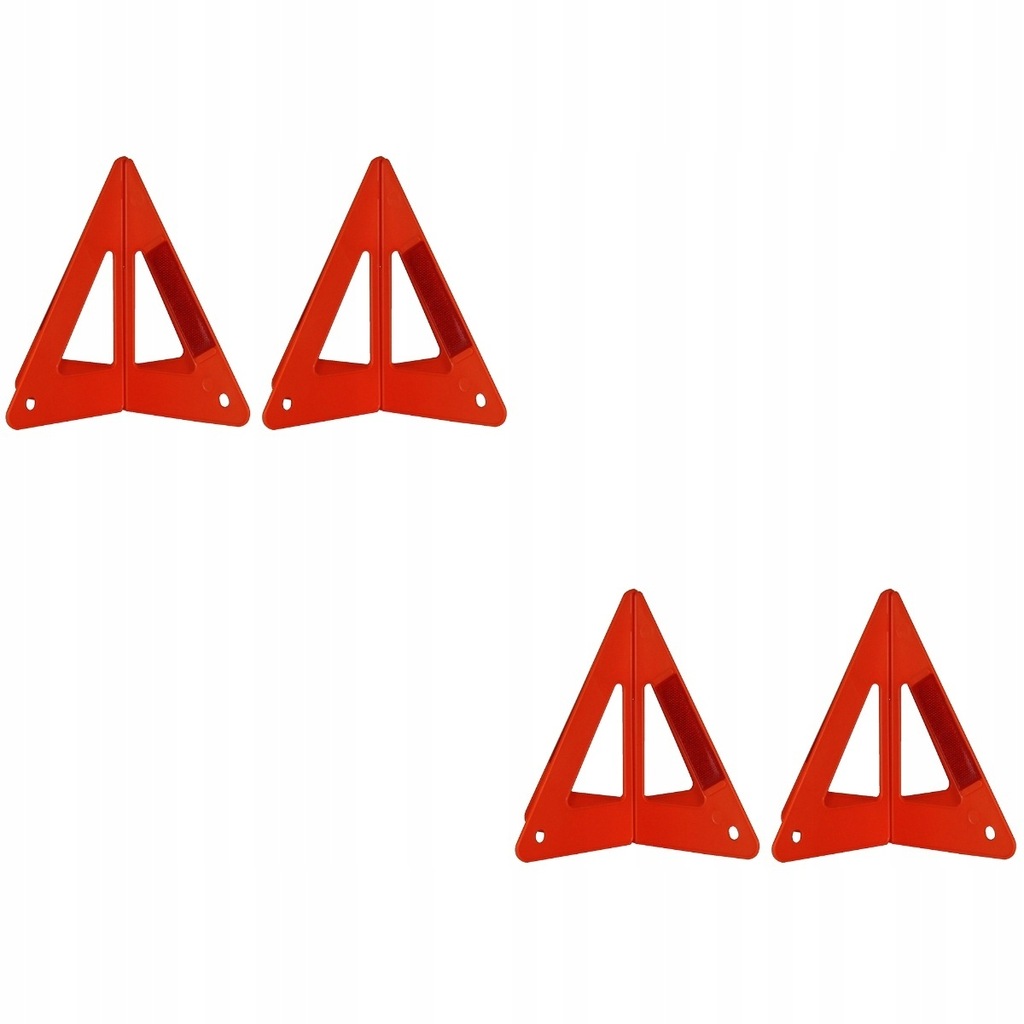 REFLECTIVE TRIANGLES CAR ROAD KIT WARNING SIGN - 14445547277 ...