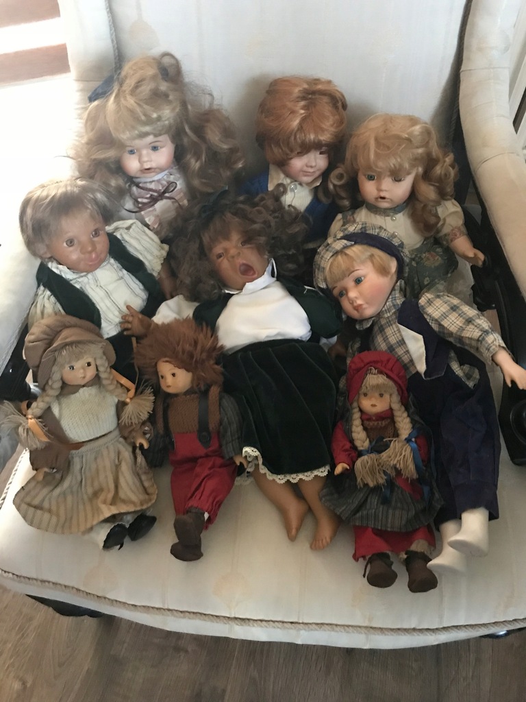 Stare lalki porcelanowe różne same UNIKATY - 7499684395 - oficjalne ...