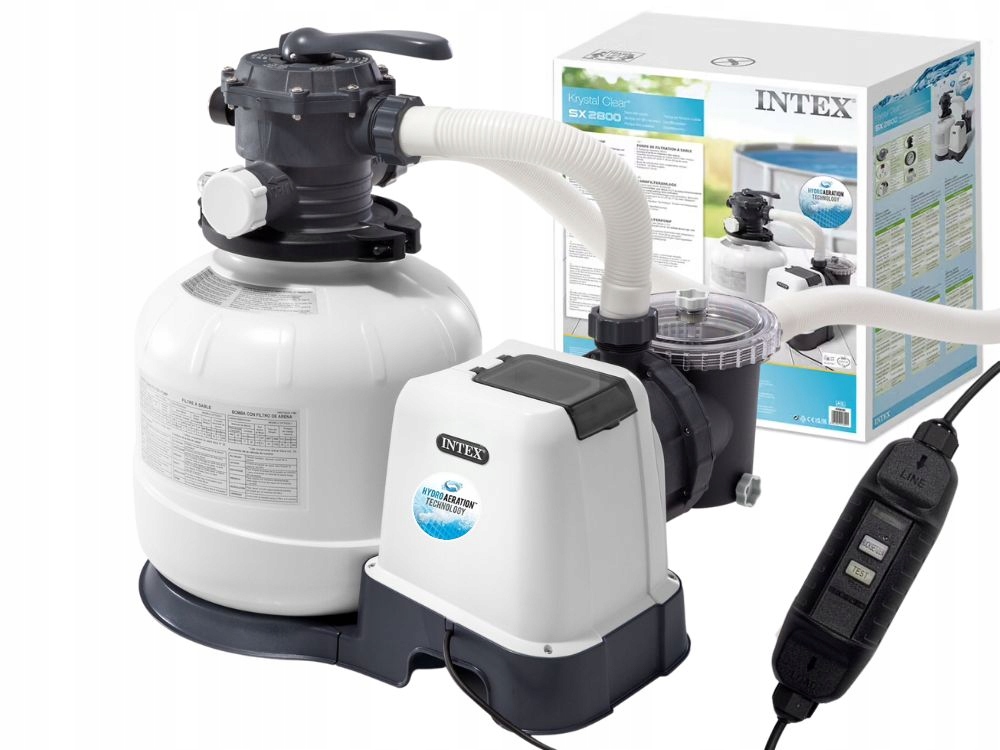 Pompa Piaskowa Basenowa Do Basenu Intex 10 500 l/h - 13230973300 - oficjalne archiwum Allegro
