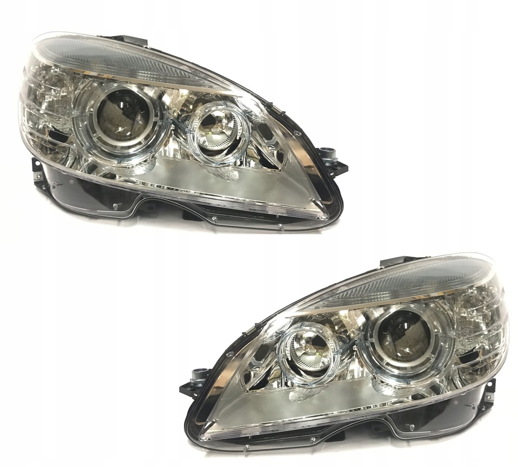 MERCEDES W204 C-KLASA 07-11 XENON NOWE LAMPY KPL - 7993788543 ...